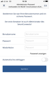 Einrichtung des SmartConnect – SmartWireless Dokumentation