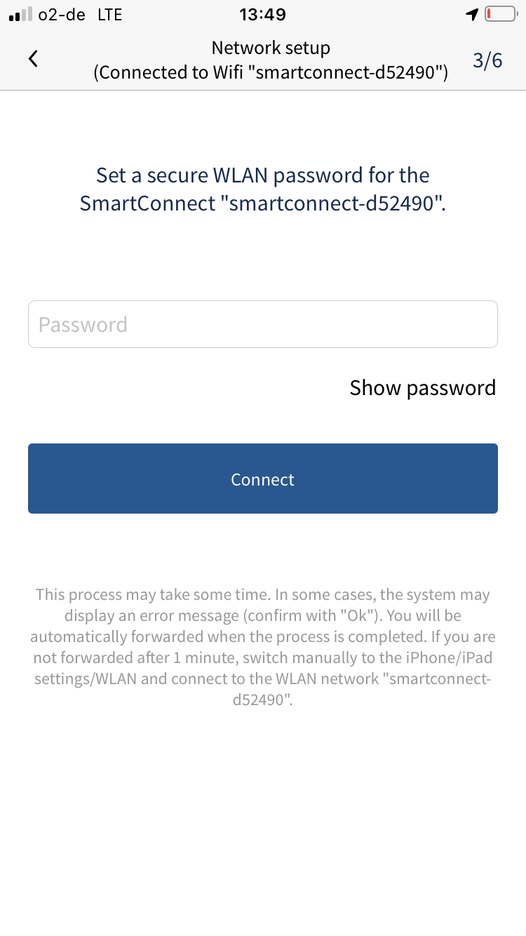 Set up the SmartConnect – SmartWireless Dokumentation
